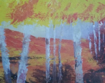 Items similar to watercolor landscape- Prairie Sunset- art print on Etsy