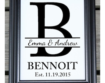 Canvas name sign | Etsy