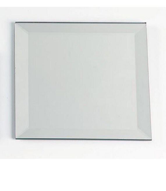 3 inch Square Beveled Edge Glass Mirror mosaic tile focal