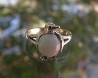 Penguin ring | Etsy