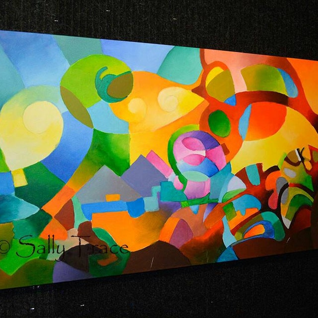 Modern Abstract Paintings and Fine Art Prints by SallyTraceFineArt
