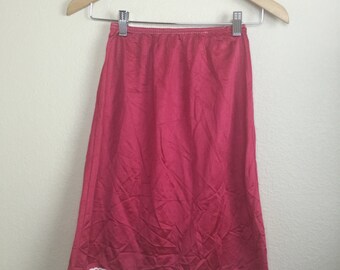 Red half slip | Etsy