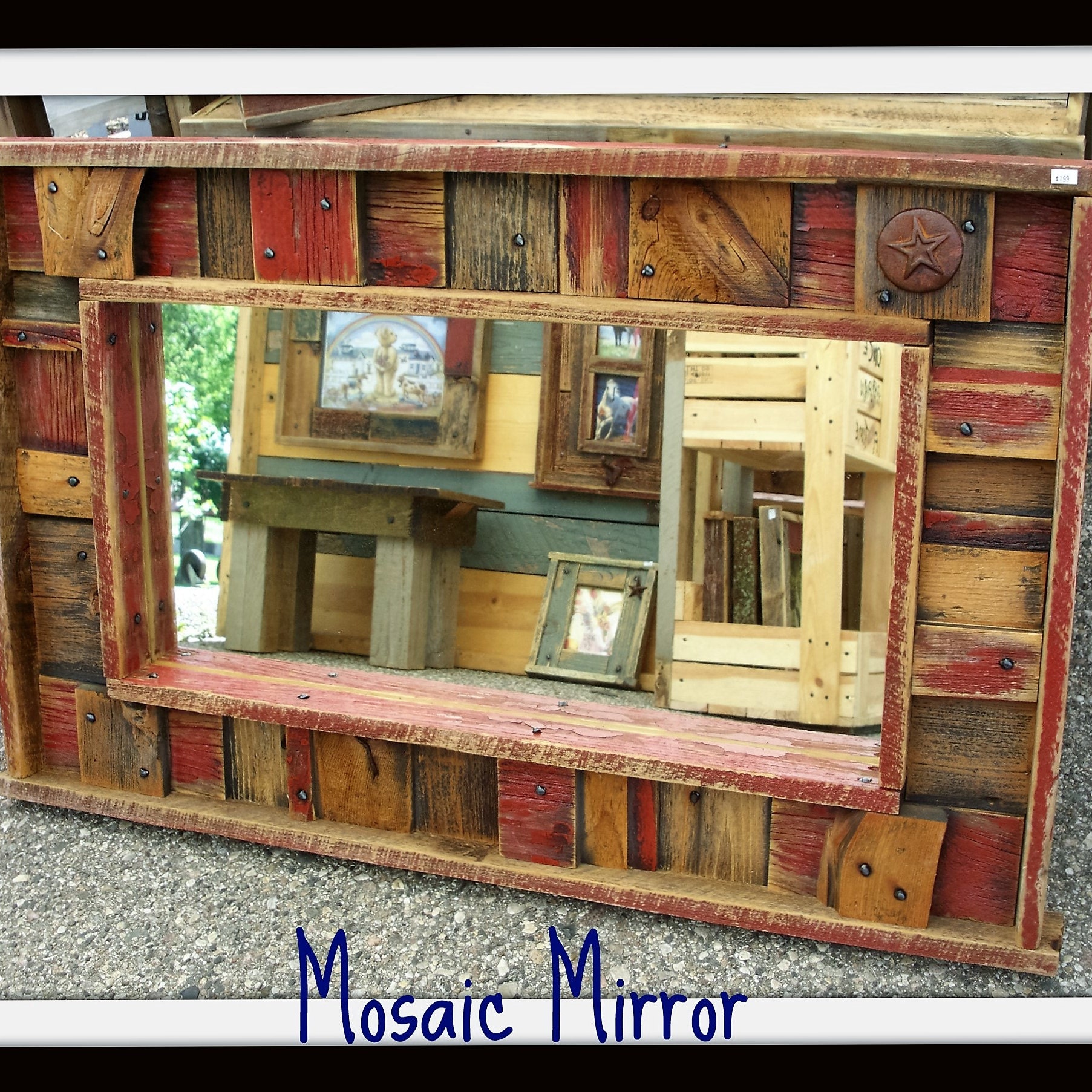Rustic Barn wood Decor by onceabarnatime on Etsy