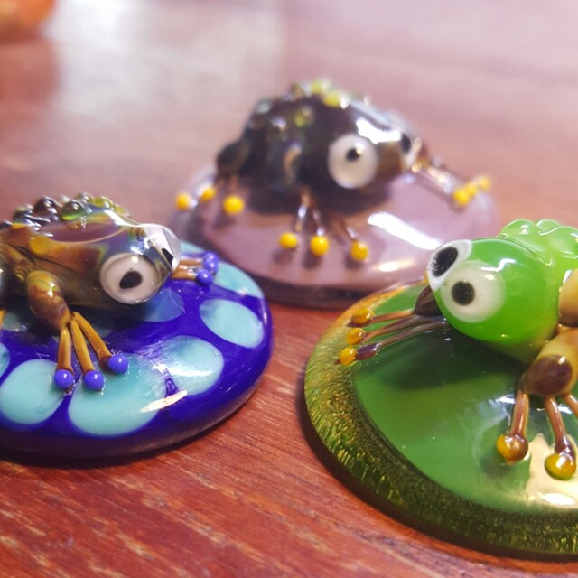 Lampwork beads lampwork glass beads artisan by GlassAfternoon