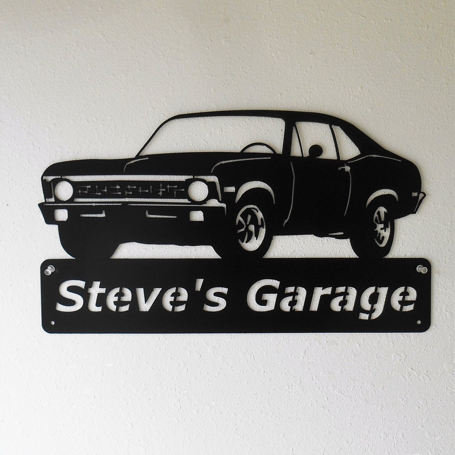 1968-72 Chevy Nova Personalized Metal Sign Man Cave