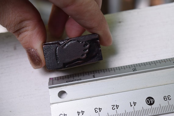 pointing finger stamp steam punk stamphand stampcraft