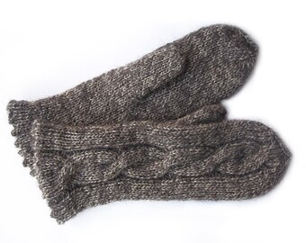 Double knit mittens | Etsy