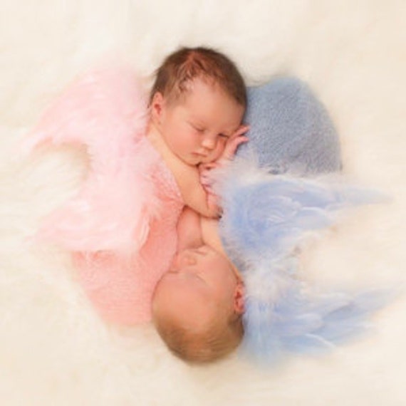 SALE It's Twins 2 Sets Baby Angel Wings Newborn Infant