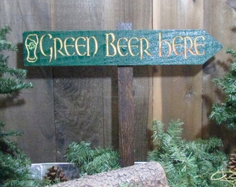 Beer garden sign | Etsy