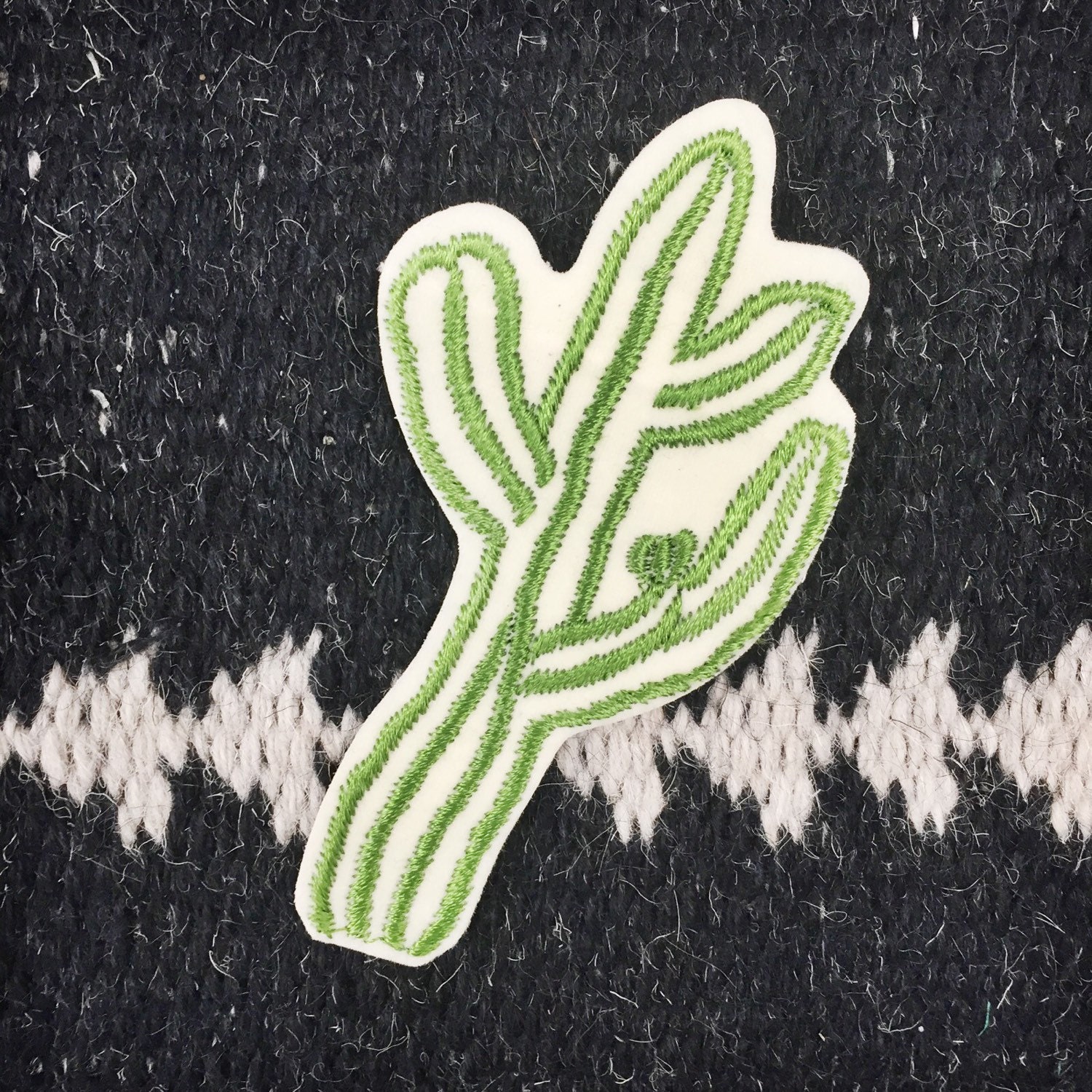 Vintage Cacti Cactus Patch Embroidered Iron On Saguaro The
