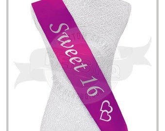 Thirty-licious 30th birthday sash any color