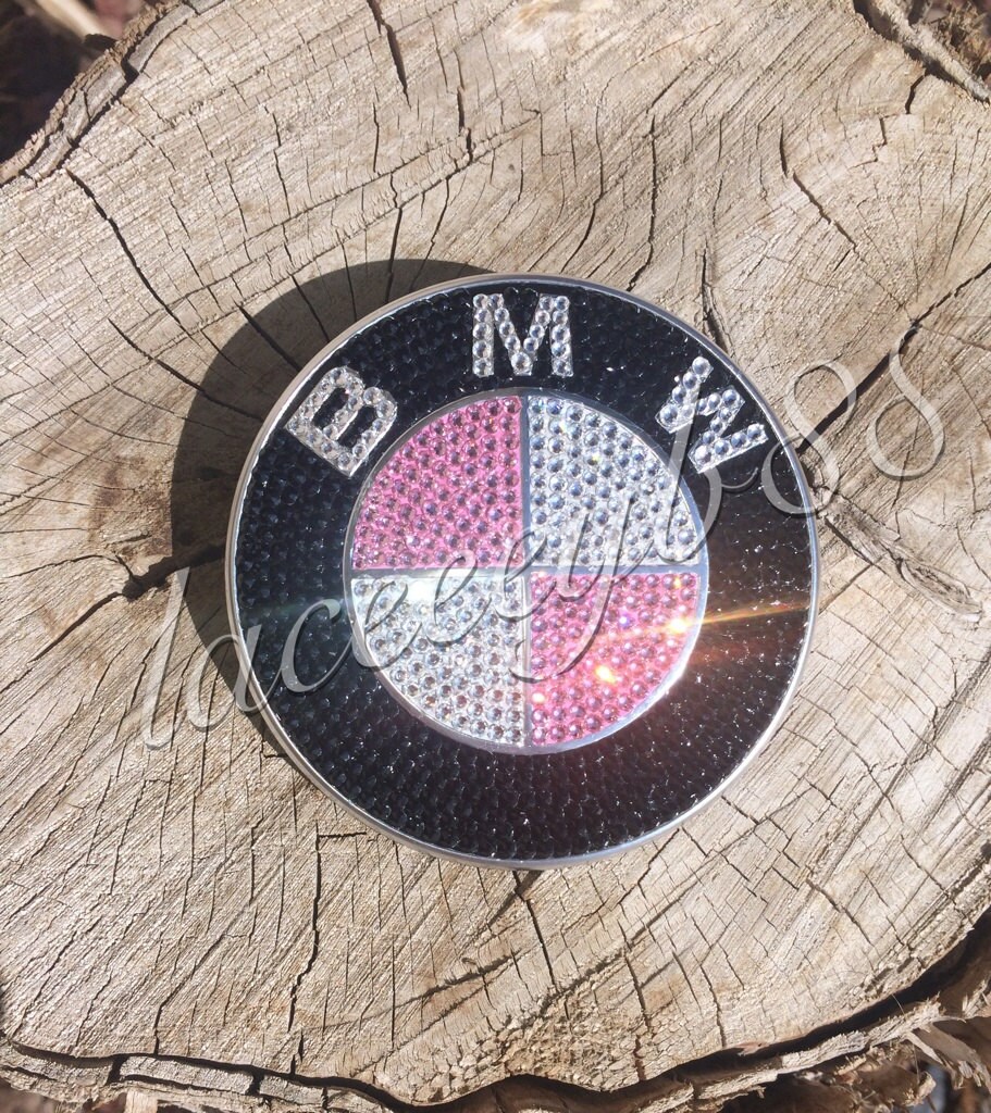 Bling BMW 328i Trunk Emblem With Swarovski Crystals