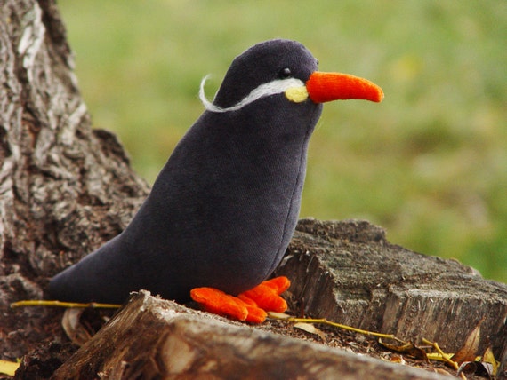 Items similar to Inca Tern Bird stuffed toy on Etsy