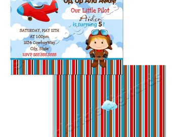 Pilot birthday card | Etsy