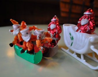 Pipe cleaner santa | Etsy