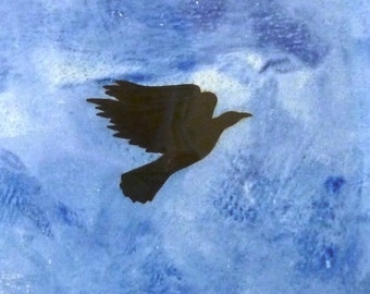 Crow art | Etsy