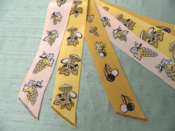 Silk Tri Tie from Baar and Beards / vintage yellow gold