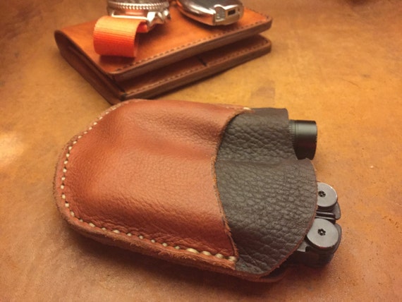 EDC Pocket organizer leather sheath EDC3 DualTone