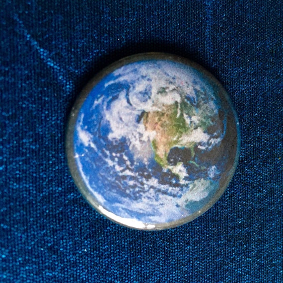 The Earth 25mm Badge