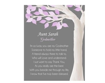 Godparents poem | Etsy