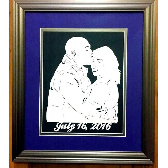 blackgirlmagic shown in paper cut & silhouette by WashingtonCuts