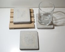 Popular items for cement coasters on Etsy