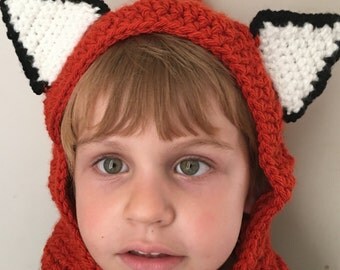 Fox scoodie | Etsy