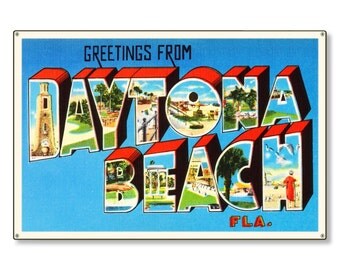 Retro beach signs | Etsy