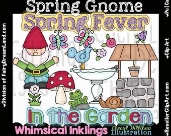 Unique gnome clipart related items | Etsy