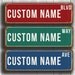 Custom BOULEVARD SIGN Personalized STREET by ClassicMetalSigns