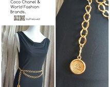 Unique gold chain belt related items | Etsy