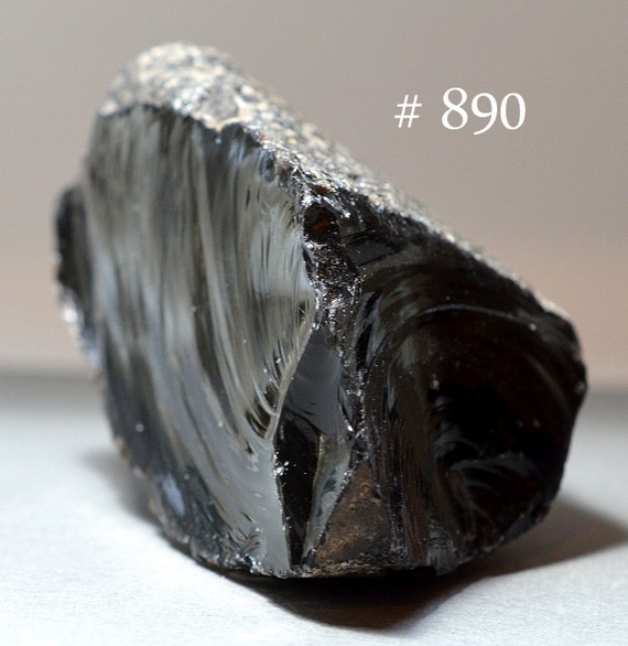 Big Glassy Beautiful Obsidian Cobble with Great Vitreous