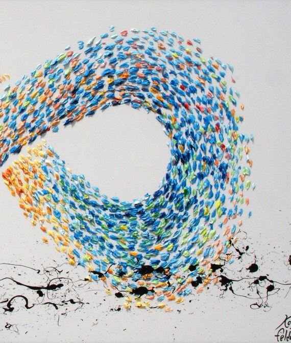 Abstract Painting 72 Infinity Symbol Original Abstract