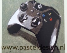 Unique game controller card related items | Etsy