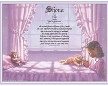 Unique first name meaning related items | Etsy