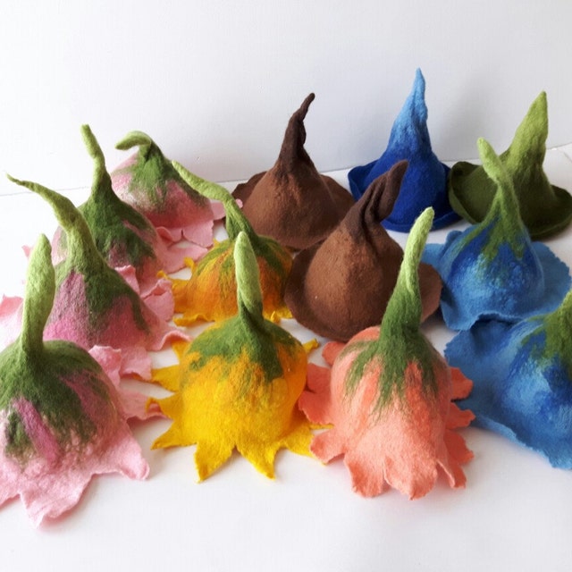 Newborn Photo Props Felt furs Curly Layers wool prop by FeltFur