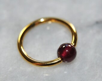 Unique red nose ring related items | Etsy