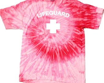 Items similar to White Womens Lifeguard Crop Top on Etsy