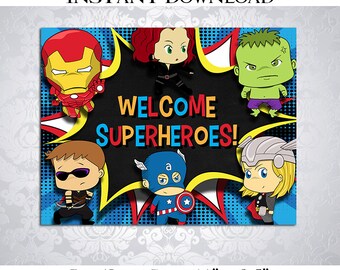 Superhero welcome | Etsy