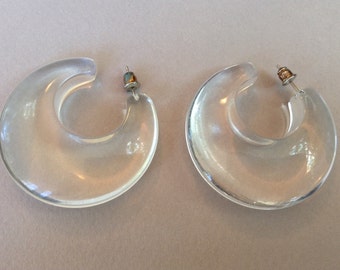 Unique lucite earrings related items | Etsy