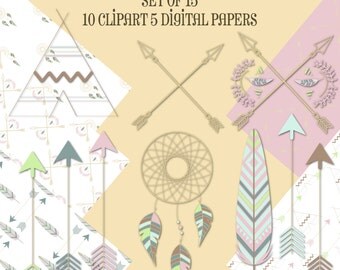 Teepee clipart | Etsy