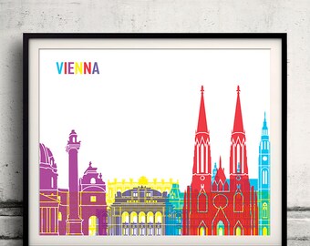 Unique vienna poster related items | Etsy