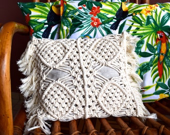 Macrame pillow | Etsy