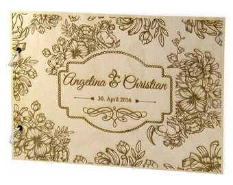 Rustic wedding album | Etsy