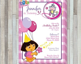 Dora pool party | Etsy