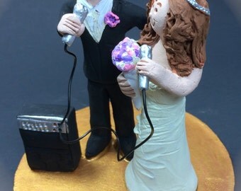 Singer cake topper | Etsy