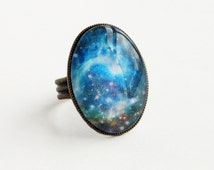 Unique cosmic rings related items | Etsy