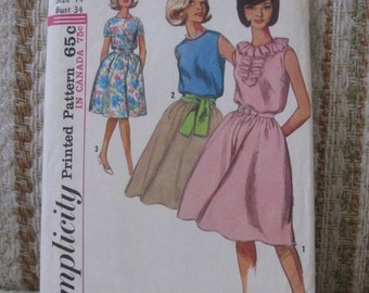 Items similar to Vintage 1956 Simplicity 1446 UNCUT Sewing Pattern ...