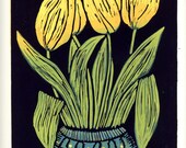 Linocuts lovingly made for your wall by linocutheaven on Etsy