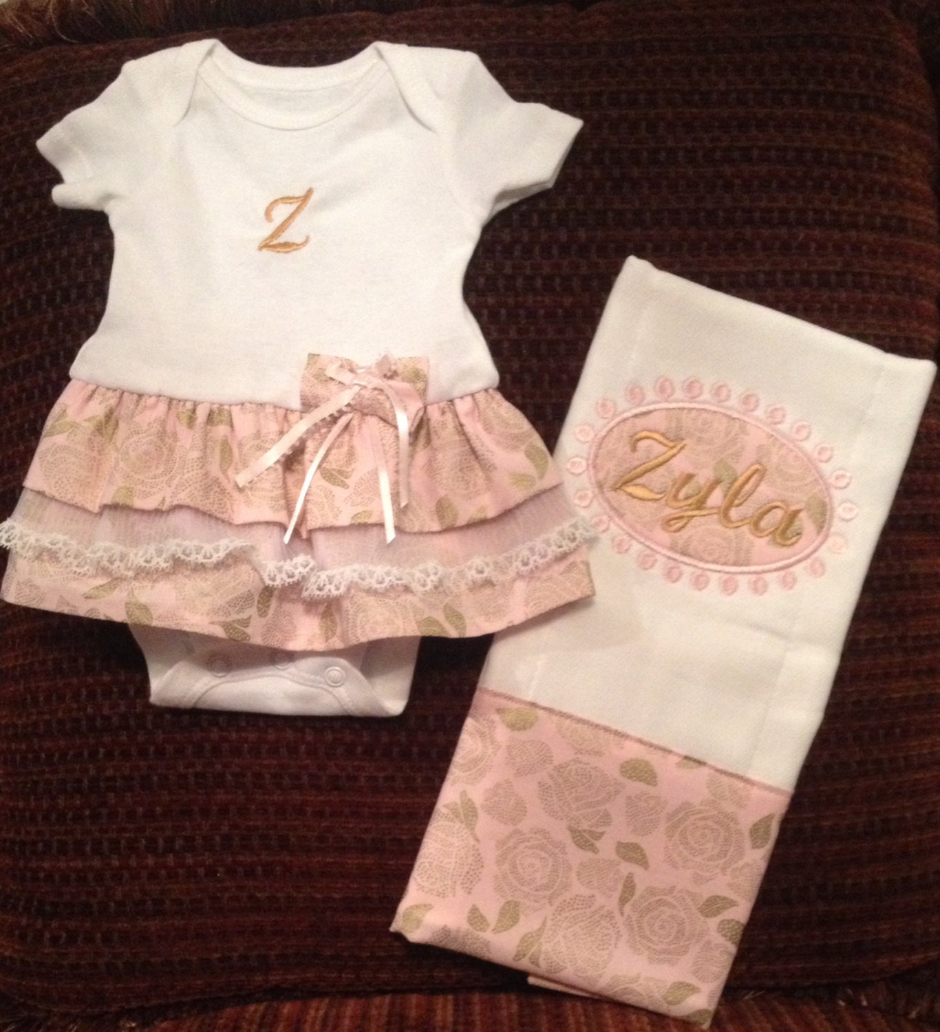 Onesie Dress Gift Set by cinderella52 on Etsy